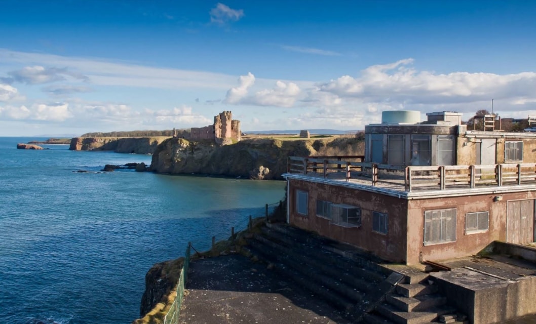 Inside the spooky clifftop outpost perfect for Halloween