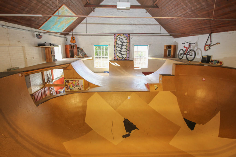 Inside the 3-bed semi with INDOOR skatepark